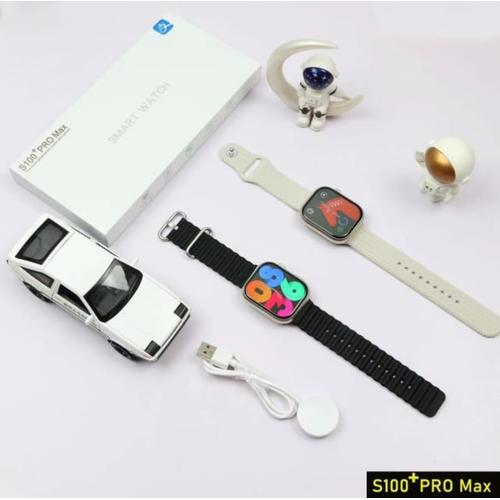 Jual Smartwatch S100 Plus Pro Max wireless charging HD Screen Full ...