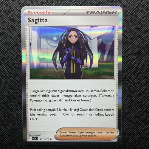 Jual Sagitta foil sv3s kilau hitam kartu pokemon indonesia TCG card ...