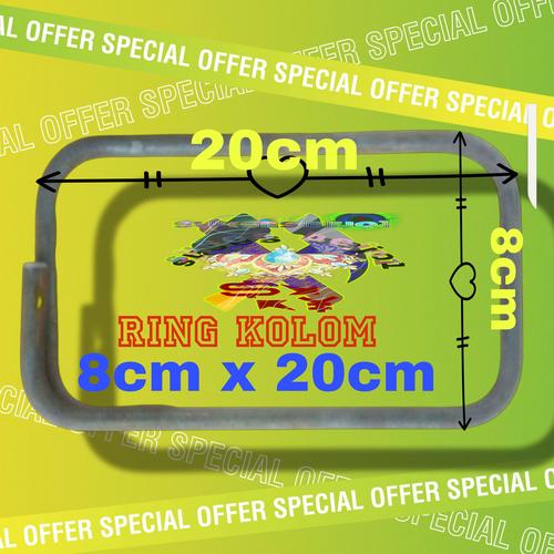 Jual ring besi / cincin begel /sengkang 8 x20 ring balok/sloop/kolom ...