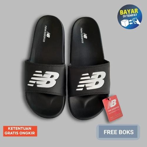 Promo sandal slop new balance original dewasa sendal nb logo - nb full ...