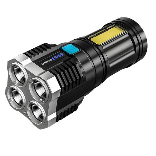 Promo SENTER TERANG LED Terang Jarak Jauh + COB 4 Mode rechargeable ...