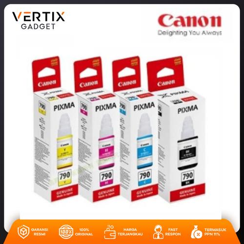 Jual Tinta Canon GI790 GI-790 Refill Printer G1000 G1010 G2010 Original ...