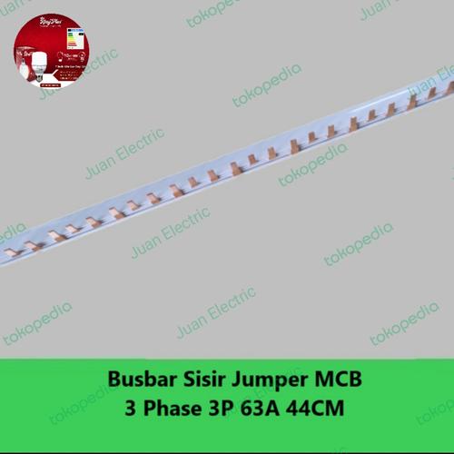 Jual Busbar sisir MCB 3 PHASE 63A busbar sisir 1 phase max 63 A ...