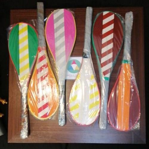 Jual Mainan Tradisional Tok Tak Raket Kayu Badminton Bulu Tangkis Per ...