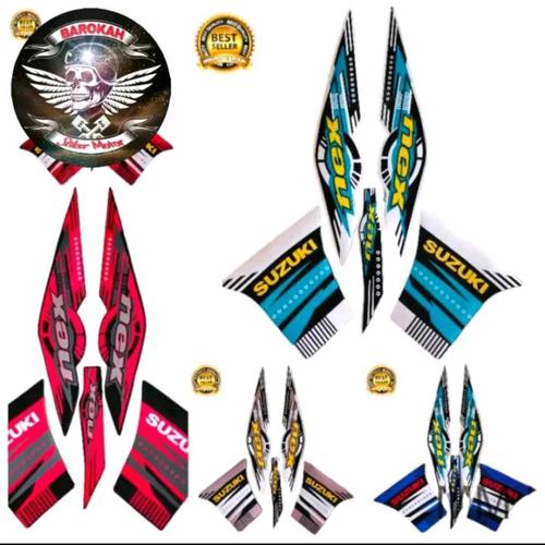 Jual Striping stiker Suzuki Nex 2012 2013 stiker motor Suzuki - MERAH ...