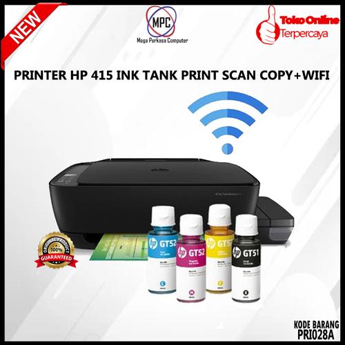 Jual HP Ink Tank Printer 415 Print Scan Copy WiFi All-in-One Wifi ...