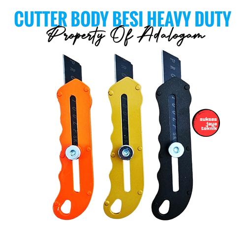Jual PROPAN Pisau Cutter Gagang Body Besi Heavy Duty Cuter Kater Cuter ...