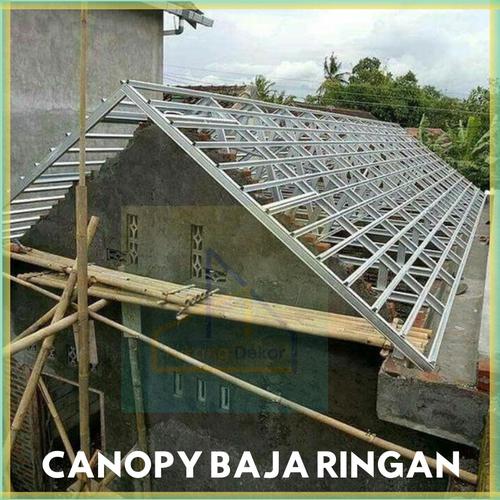 Jual Kanopi / Canopy Baja ringan atap spandek polos, aldero ...