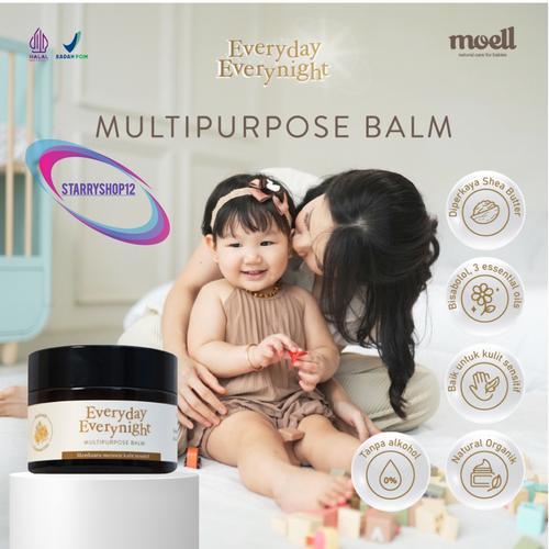 Promo Moell Multipurpose BALM 30gr Everyday everynight balm Moel moell MOELL - Kota Surabaya ...