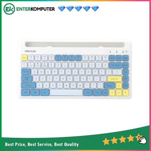 Jual Rexus Keyboard Wireless Rexus Mosaic KB01 - White - Jakarta Pusat ...