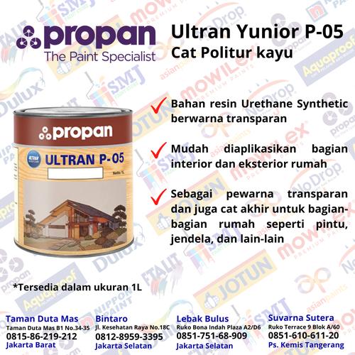 Jual Cat Politur Kayu PROPAN ULTRAN P05 Warna Ukuran 1L - Walnut Brown ...