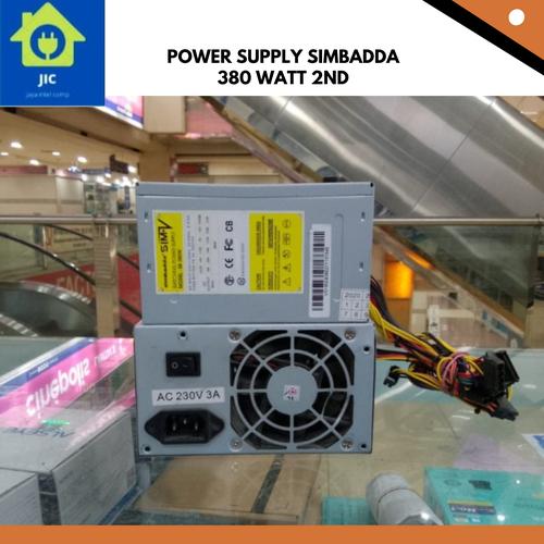 Jual POWER SUPPLY SIMBADDA 380 WATT 2ND - Jakarta Pusat - Jaya Intel Comp | Tokopedia