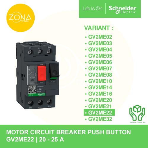 Jual MOTOR CIRCUIT BREAKER SCHNEIDER GV2ME22 20-25A - Jakarta Pusat ...