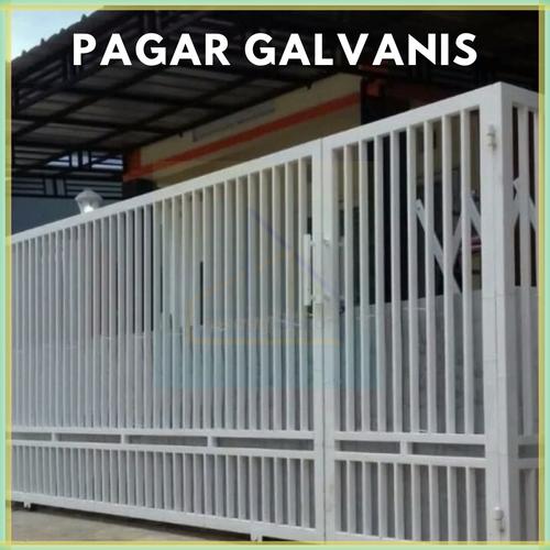 Jual Custom pagar besi minimalis hollo GALVANIS pagar rumah FREE cat ...
