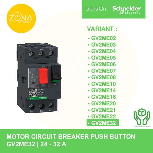 Jual MOTOR CIRCUIT BREAKER SCHNEIDER GV2ME32 24-32A - Jakarta Pusat ...