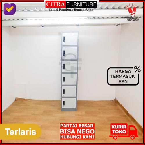 Promo Lemari Loker Besi 6 pintu|Locker Kantor Dokumen File - LOKER 6 ...