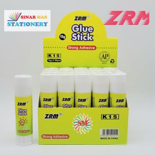 Jual Glue Stick ZRM 15 gr / Lem Kertas Batang stick Putar K-15 - 1 pcs ...