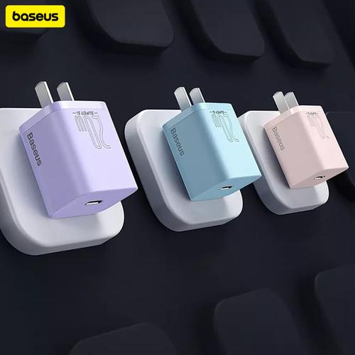 Promo Baseus Super Si Adaptor Quick Charger 1C 20W CN - CCSP0001 - Ungu ...