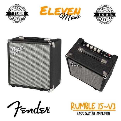 Jual FENDER Rumble 15 V3 Ampli Gitar Bass Fender 8" 15WATT Rumble 15V3 ...