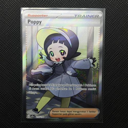 Jual Poppy SR sv3s secret rare full art kartu pokemon TCG Indonesia ...