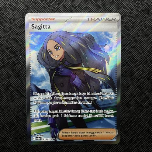 Jual Sagitta SR sv3s secret rare full art kartu pokemon TCG Indonesia ...