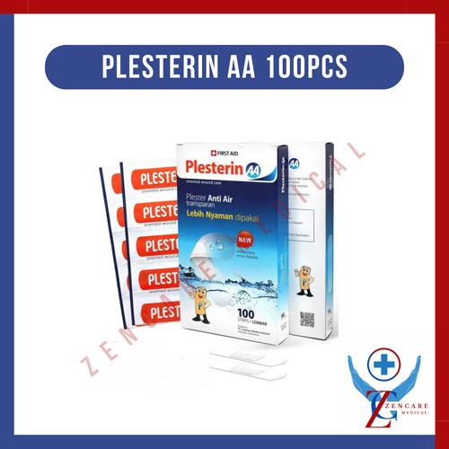 Jual Plesterin AA Transparant OneMed / Plester Anti Air / Isi 100 PCS ...
