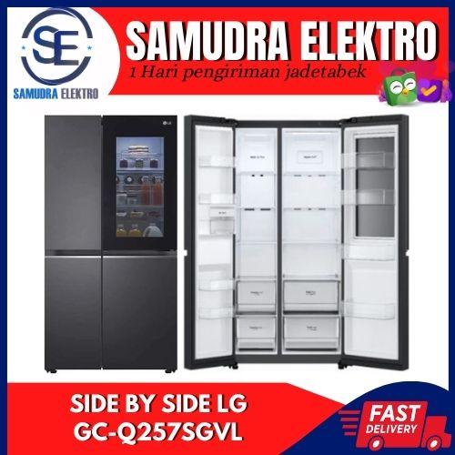 Promo LG GC-Q257SGVL KULKAS SIDE BY SIDE INSTAVIEW INVERTER 655 LITER Cicil 0% 3x - Jakarta ...