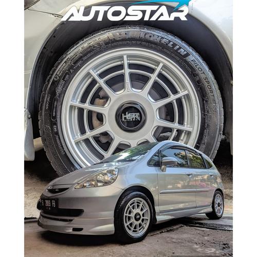 Jual MODIFIKASI MOBIL JAZZ EDISI USED VELG HSR BOAFEO R16 PCD 4X100 ...