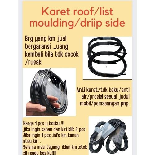 Jual karet atap mobil/list atap/karet roof/list moulding all new ...