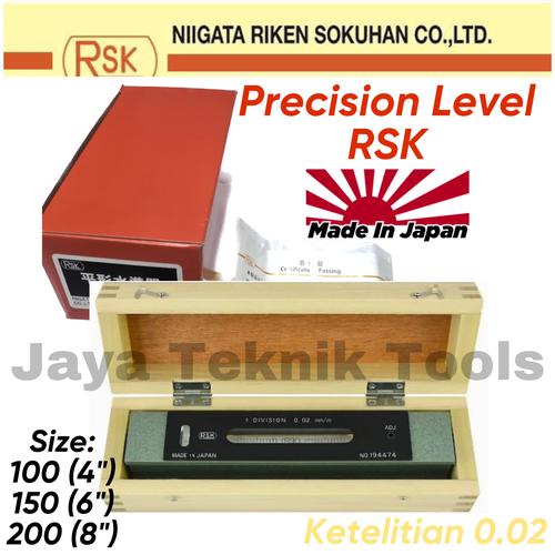 Jual Waterpass Balok RSK Precision Flat Level Mesin 100 150 200 mm 0.02 ...
