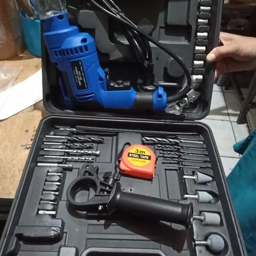 Jual ZL mesin bor tangan listrik bolak balik 13mm satu set koper - Kota ...