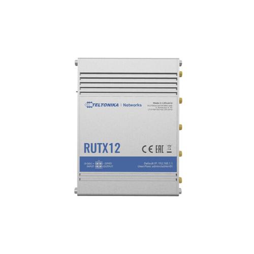 Jual Teltonika RUTX12 | Industrial 4G LTE router | Cat 6, Dual Sim, 1x ...