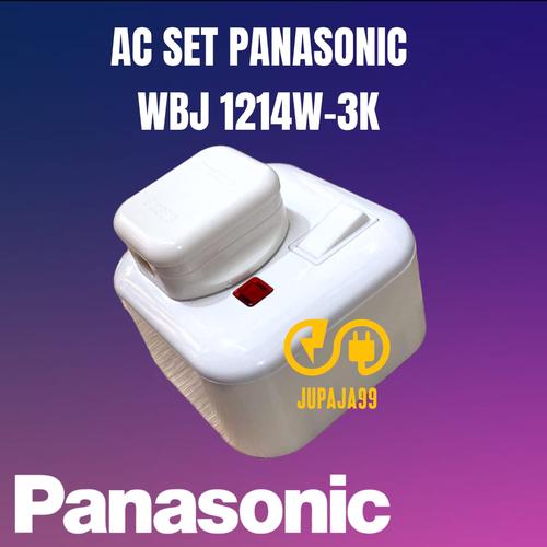 Jual PANASONIC STOP KONTAK AC SET WBJ1214W STEKER AC WEJ9111W INBOW ...