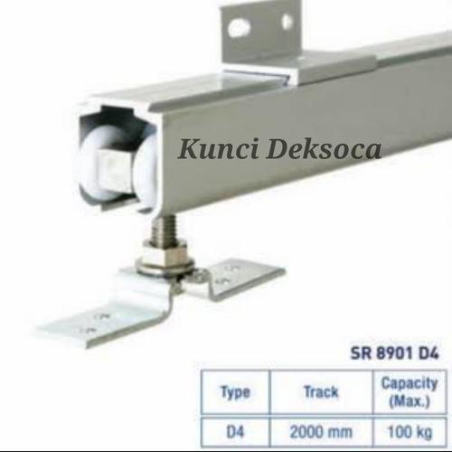 Jual Rel Geser Dekson D4 / Rel Pintu sliding Dekkson Rail Pintu 2m ...