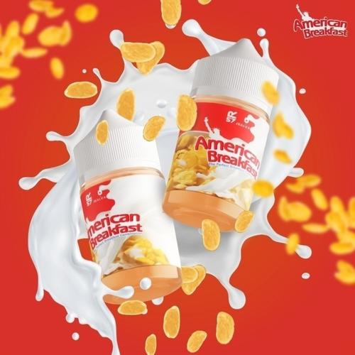 Jual LIQUID AMERICAN BREAKFAST V1 CEREAL OATMEAL NEW CREAMY 60ML - 6MG ...