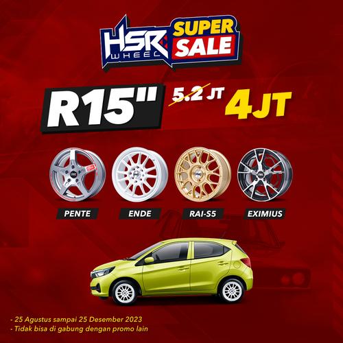 Jual Velg Mobil Ring 14 hingga Ring 22 HSR Wheel - HSR50 - HSR WASILE ...