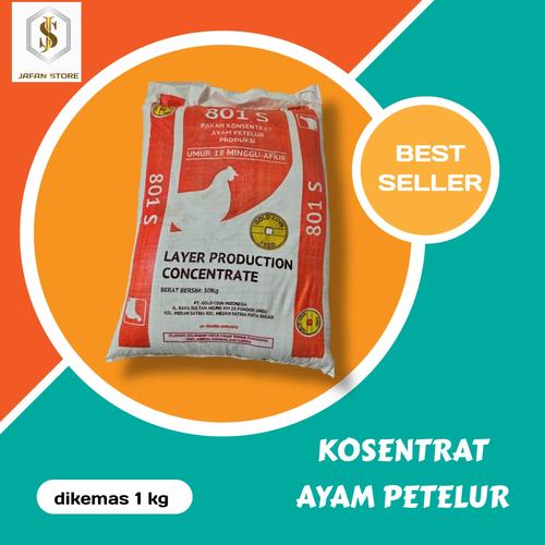 Jual Kosentrat Ayam Petelur Masa Produksi 801 S dikemas 1 Kg - Kota ...