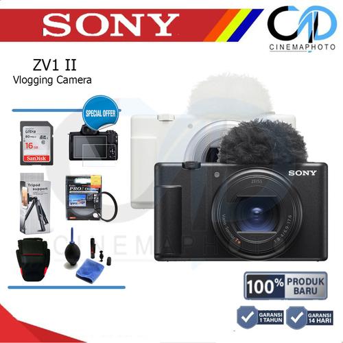 Jual Sony ZV1 II Vlogging Camera ZV-1 Mark 2 Sony ZV1 Mark II - Hitam ...