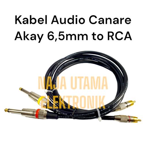 Jual Kabel AUDIO Canare RCA to Akai 6,5mm - Jakarta Pusat - Naja Utama ...