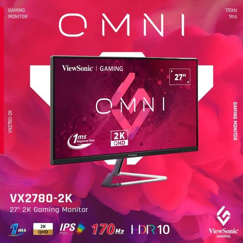 Jual Monitor Gaming 27" ViewSonic VX2780-2K |HDR10 |170Hz |1ms |IPS |2K ...