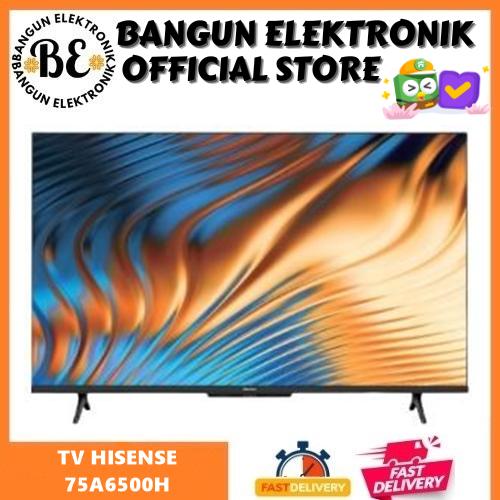 Promo HISENSE 75A6500H GOOGLE TV 4K UHD UHD 75 INCH BEZELESS 75A6500 ...