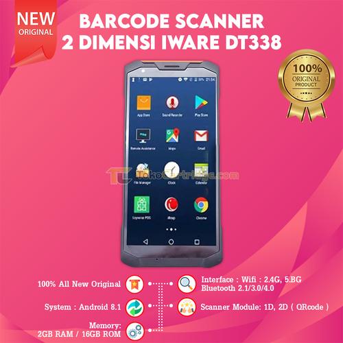Jual PDT Android Handheld 2D Barcode Scanner - Iware Z DT338 ZDT-338 ...