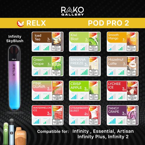 Jual RELX Infinity Essential Pod Pro & Cotton Variants - Pink Guava ...
