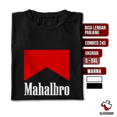 Jual Terbatass Baju Kaos Plesetan MAHALBRO - parodi merek brand logo ...