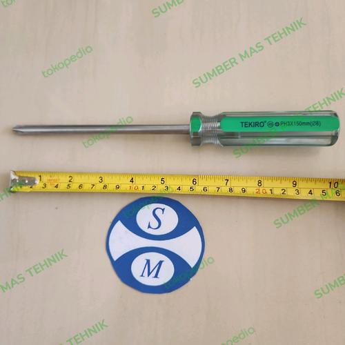 Jual OBENG TEKIRO PLUS PH3 x 150MM X 8MM OBENG PLUS TEKIRO PH3 150MM ...