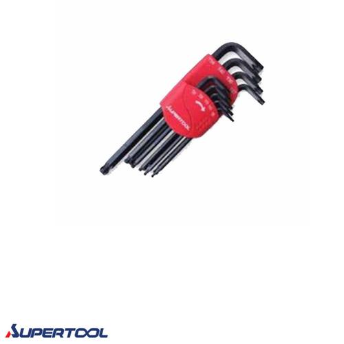 Jual Long Arm Tamper Hex Lobe key(Torx) Wrench-HTLH 9S-SET SUPERTOOL ...