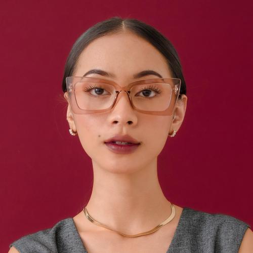 Jual 25FLICKS Frame Kacamata - Frame Kotak - Laura Frame - Black - Kota ...