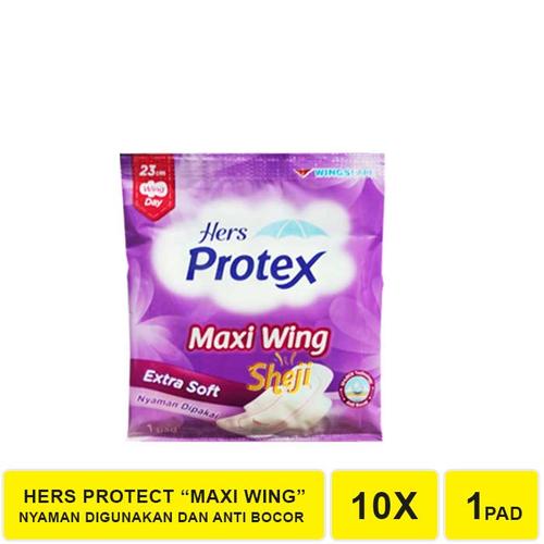 Jual 1 RENCENG ISI 10 SACHET HERS PROTEX MAXI WING - Jakarta Pusat ...