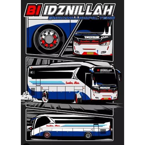 Jual Stiker Bus Mania Bus Artis Basuri Sumber Alam Laser Sticker ...