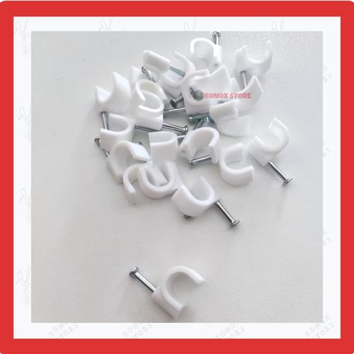 Jual ISI 10 pcs - PAKU KLEM KABEL / CABLE CLIP PAKU BETON - NO. 7 ...